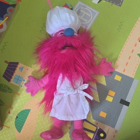 Sesame Street | Toys | Sesame Street Pink Chef Stuffed Animal | Poshmark